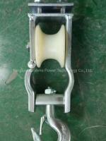 China Transmission Line Construction Cable Hanging Stringing Block Single Sheave for sale