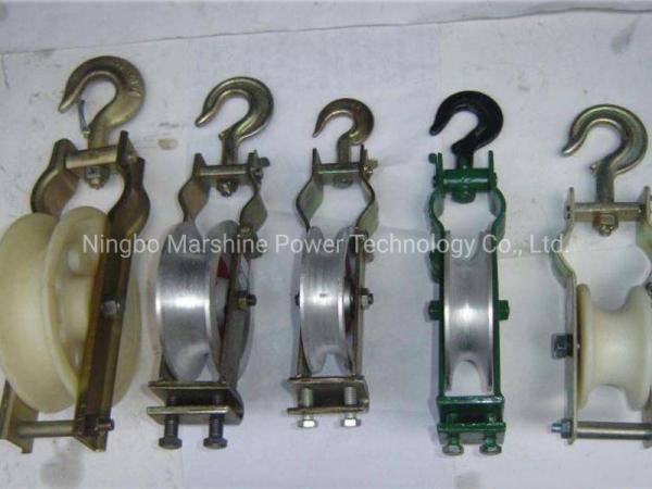 Quality Transmission Line Construction Cable Hanging Stringing Block Single Sheave for sale