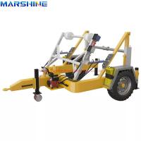 China Self Loading Hydraulic Cable Drum Trailer With Double Reel for sale
