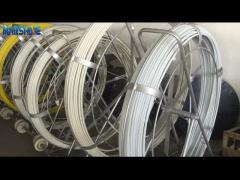 Espool de bobina de cabo óptico com hastes de dutos de plástico reforçados de fibra de vidro sem soldagem dos EUA