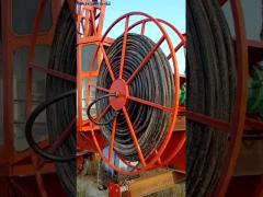 Retractable Electric Cable Reel Drum for Stripping Wire Harness