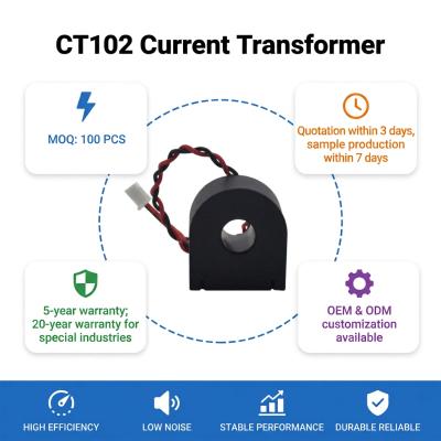 China High Accuracy CT102 Current Transformer Micro AC Current Sensor For PV Inverter for sale