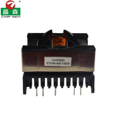 China 400W 500W 600W ETD49 SMPS Transformer For Industrial Power Supply Solar Inverter for sale
