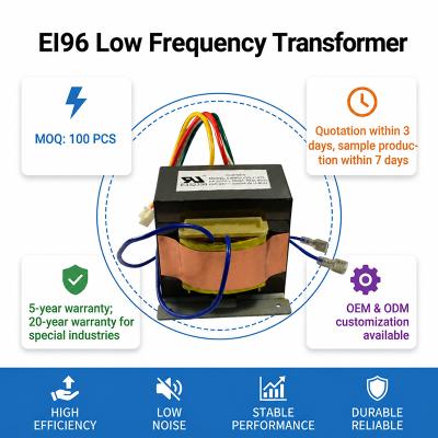 China EI96 Pure Copper Shielded Power Transformer High Grade Silicon Steel for sale