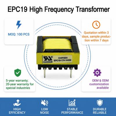 China EPC19 High Efficiency High Power High Frequency Transformer Custom SMPS for sale