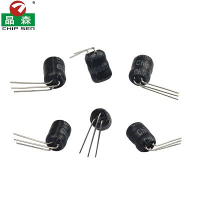 China DR3W 9x12 3 Pins Drum Core Inductor Radial Choke Coil For Switching Power Supply for sale