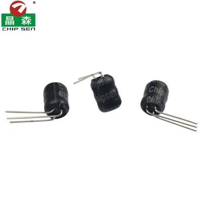 China DR3W10 Radial Lead 3 Pin Drum Core Fixed Inductor For Power Supply for sale