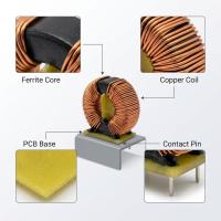 China Stable High Current T106 Common Mode Inductor Efficient Vertical EMI Filter for sale
