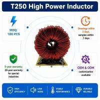 China Solar Inverter 30uH Power Inductor T250 20A 100kHz Toroidal Filter for sale