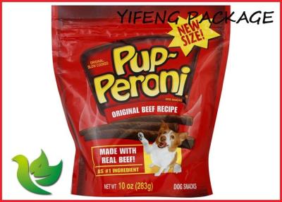 Cina Di plastica rossi stanno sui sacchetti con la chiusura lampo in vendita