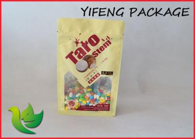 Cina Borsa del fondo piatto della chiusura lampo della tasca sigillata otto per l'imballaggio matto a secco in vendita