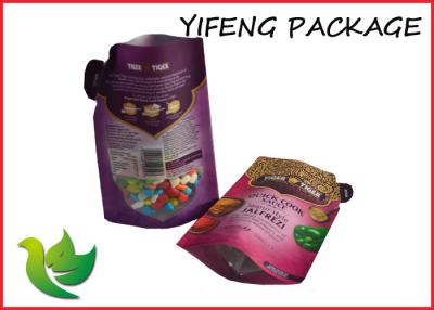 China Plásticos impressos personalizados Resealable levantam-se malotes para o empacotamento de alimento rápido do cozinheiro à venda