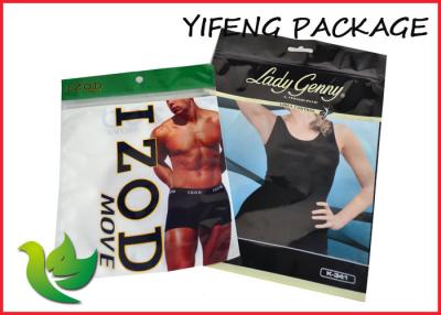 Cina Chiari sacchetti di plastica della serratura dello zip della finestra per i vestiti che imballano con la progettazione su misura in vendita