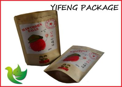 Cina La carta kraft di Brown Sta sulla borsa d'imballaggio di carta dell'alimento a prova d'umidità del sacchetto in vendita