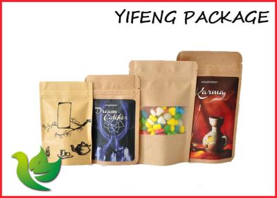 Cina A chiusura lampo interni della stagnola stanno sui sacchetti con la finestra, 100g - la dimensione 5kg in vendita