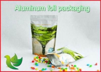 Cina Risigillabile stia sul commestibile dei sacchetti di plastica della serratura dello zip per tè/alimento in vendita