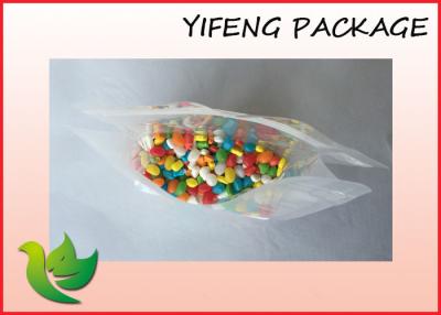 Cina Il sacchetto del fondo piatto del laminato plastico sta sulla chiusura lampo con il logo in vendita