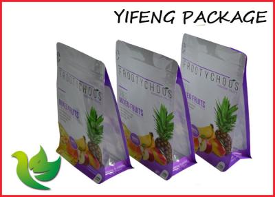 Cina Frutta che imballa risigillabile durevole della finestra della radura del sacchetto del fondo piatto in vendita