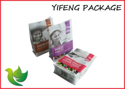 Chine Sacs faits sur commande du fond de bloc de papier de riz de logo avec le fond et la fenêtre carrés à vendre