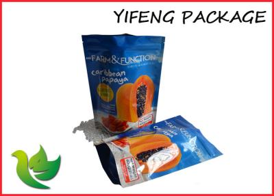 Chine La catégorie comestible se tiennent met en sac la fenêtre claire en plastique avec la tirette rescellable à vendre