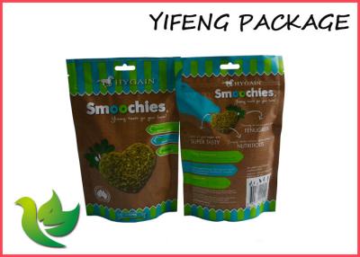 China O saco plástico da parte superior do zíper 8oz, feito sob encomenda Waterproof levanta-se sacos do malote à venda