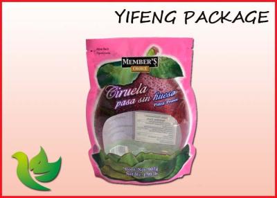 China El PE plástico se levanta la bolsa con la cremallera para las nueces secas de la fruta vagetable en venta