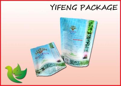 China El fertilizante químico plástico se levanta bolsas con la cerradura de la cremallera modificada para requisitos particulares impresa en venta