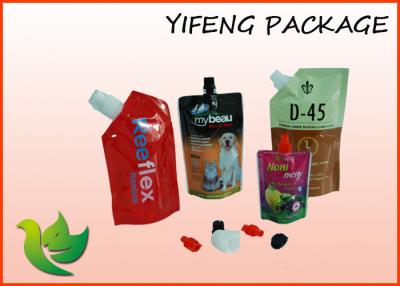 中国 カスタマイズされる液体の包装のための口が付いているアルミ ホイル袋を立てて下さい 販売のため