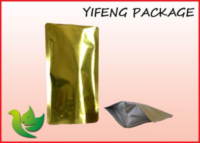 Cina La borsa dorata del di alluminio del rinforzo inferiore/sta sulla borsa della stagnola senza chiusura lampo in vendita