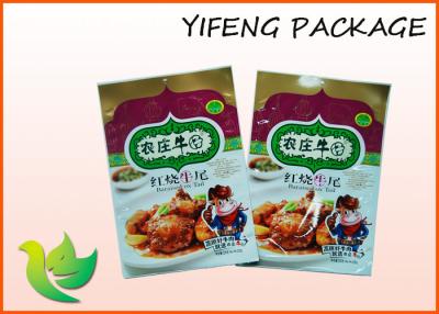Cina Lo stoccaggio dello spuntino del laminato plastico insacca la serratura della chiusura lampo per l'imballaggio del manzo in vendita
