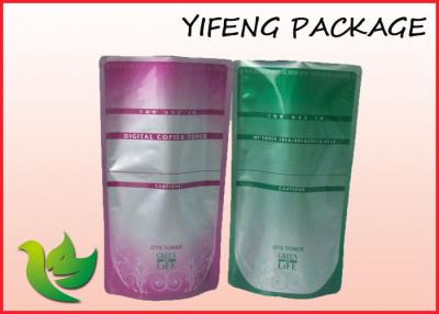 Cina Borse laminate del pacchetto di Doy della stagnola, sacchetti d'imballaggio della polvere di toner in vendita