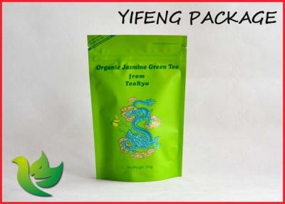 China Green Aluminum Foil Doypack Packaging Oxygen resistance For Tea for sale