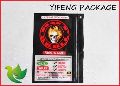 Cina Il tabacco che imballa lo stoccaggio a chiusura lampo insacca il fondo piatto con stampato in vendita