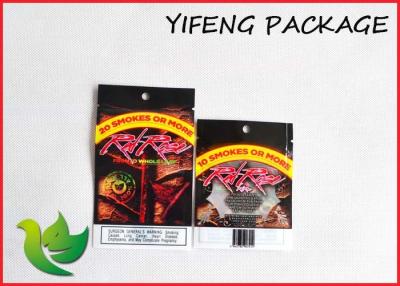 Cina Fondo piatto su ordinazione risigillabile di stampa dei sacchetti di plastica della serratura dello zip del tabacco in vendita