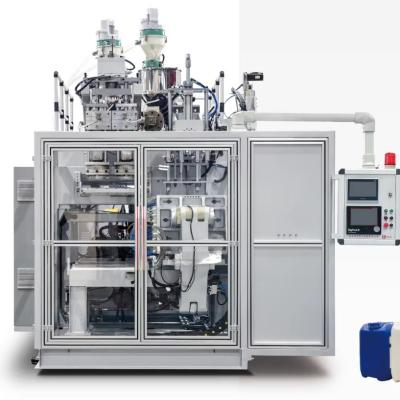 China HDPE PE Jerry Can Blow Molding Machine Lubrication Bottle Extrusion Automatic Pet Bottle Blowing for sale