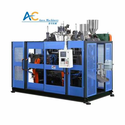 China Automatic 5L Plastic HDPE/ABS/PP Bottles Making Machine Core Components Included Bearing & Engine Jerry Can Blow Molding Machine for sale