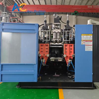 China Hdpe Pp Plastic Extrusion Blow Molding Machine 1 Liter Small Blow Molding Machine For Milk Bottle for sale