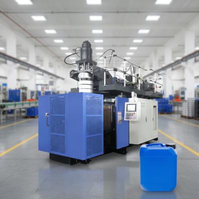 China Automatic HDPE PP Engine Motor Extrusion Blow Molding Machine for 20L-30L Plastic Jerry Cans & Oil Drum Production for sale