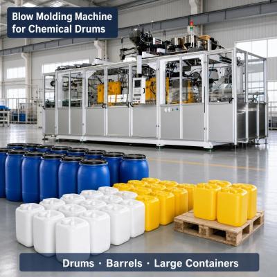 China Extrusion Blow Molding Machine with PLC Control Energy Saving and Water Cooling for Plastic Bottle Manufacturing for sale