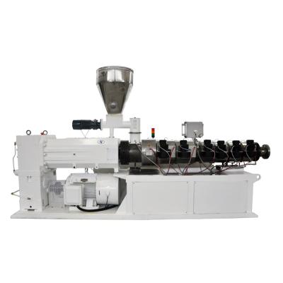 China PVC Conic Twin Screw Double Screw Extruder ZS110/220 With 200kw High Output Longer Life for sale