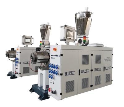 China Vertical Type High Torque Double Screw Extruder Machine ZS65/132 For PVC Pipe Profile for sale