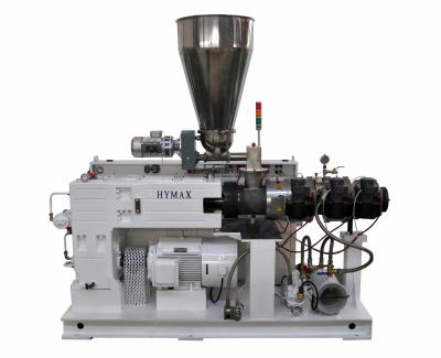 China Vertical Type High Torque Double Screw Extruder Machine ZS65/132 For PVC Pipe Profile for sale