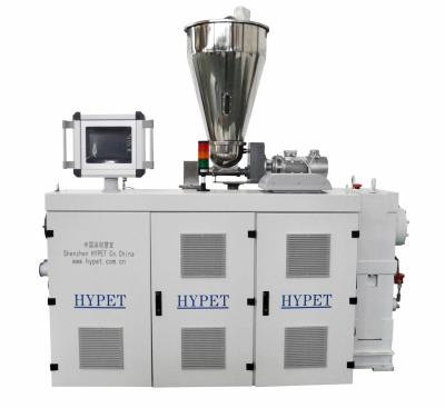 China ZS35/80 Conic Twin Double Screw Extruder 70kg/h For PVC Profile Pipe Lab Test for sale