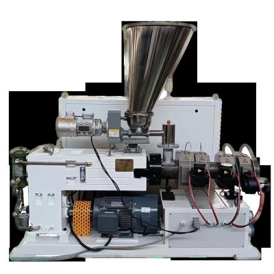 China ZS35/80 Conic Twin Double Screw Extruder 70kg/h For PVC Profile Pipe Lab Test for sale