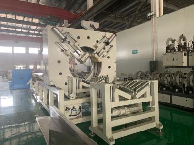 China 400mm -1000mm Plastic HDPE PE Pipes Manufacturing Machines Production Line With Big Single Screw Extruder SJ150/38  Motor 400kW And Output 1400kg/h for sale