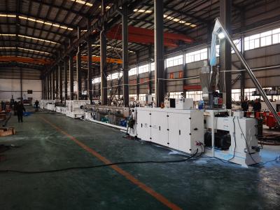 China SHENZHEN HYPET Hoge Snelheid PVC Pijp Machine, PVC-O Hoge Vuller Pijp Extrusie Productielijn Te koop