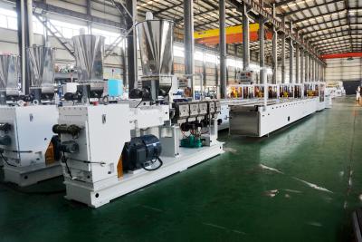 중국 심천 HYPET 원스텝 PE WPC 데크 제조 압출기 라인, WPC 공동 압출 생산 라인 제조업체 판매용