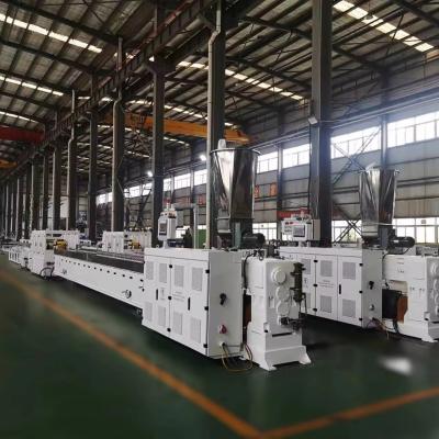 China High Capacity PVC/UPVC/WPC Window And Door Frame Profile Factory Production Line Casement & Sliding Window Profile Extrusion Line Plastic Profile Making Machines for sale