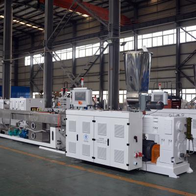 중국 셰인젠 하이펫 20-63 PVC 듀얼 파이프 생산 라인 판매용