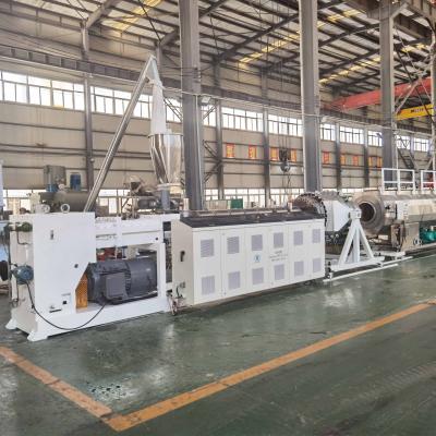 China 110-250/ 315-630 Single PVC Pipe Making Machine PVC Pipe Production Line for sale